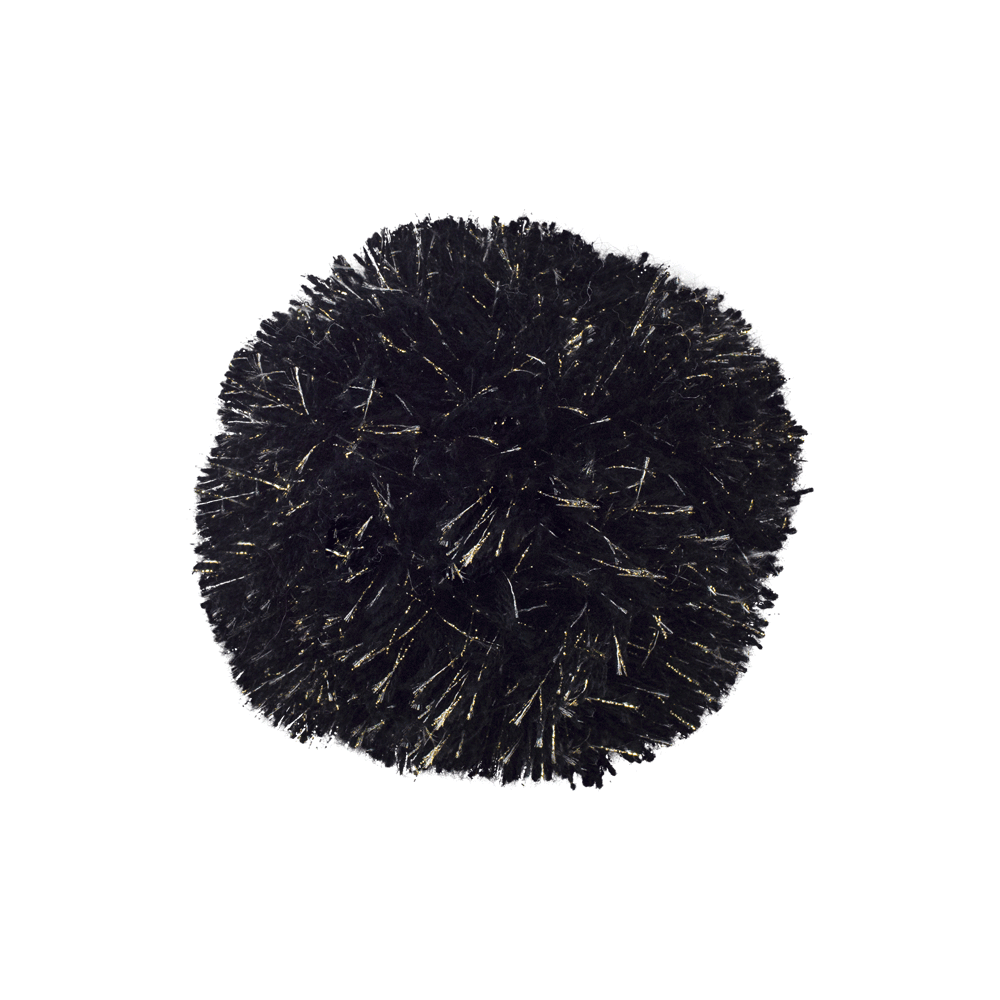 Cabaïa, Pompon Lurex gold/black